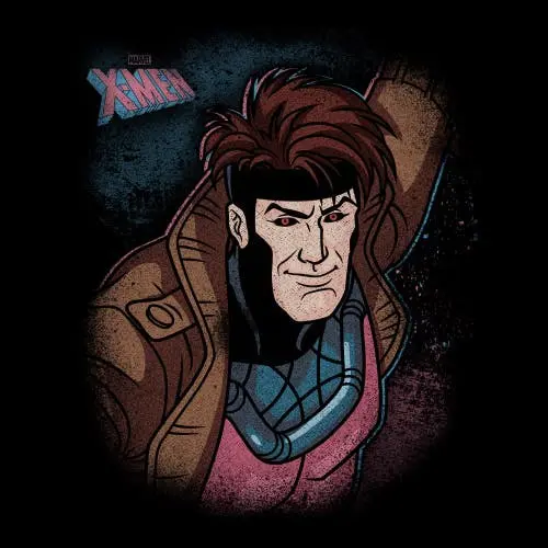 MARVEL: X-MEN '97 Classic Gambit Portrait Short Sleeve T-shirt