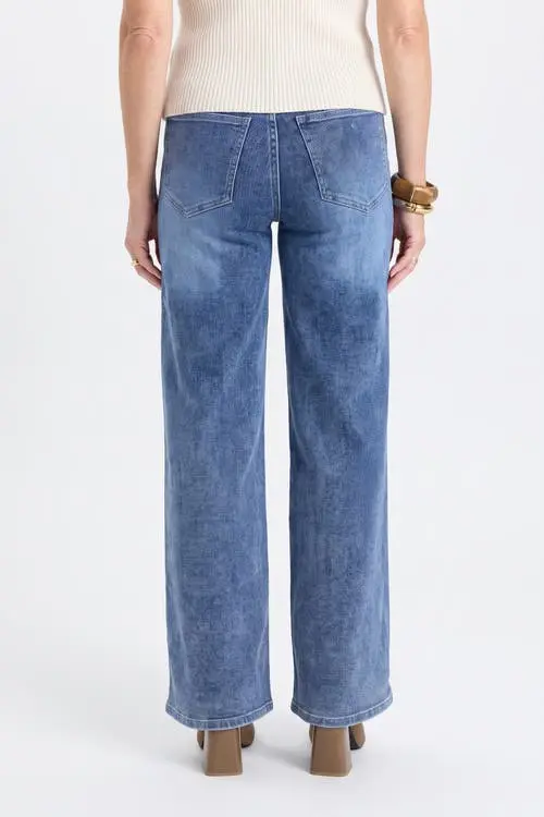 THE NOLI SHOP Celeste Slim Palazzo Jeans