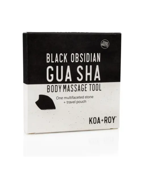 KOA+ROY Large Black Obsidian Body Gua Sha Tool