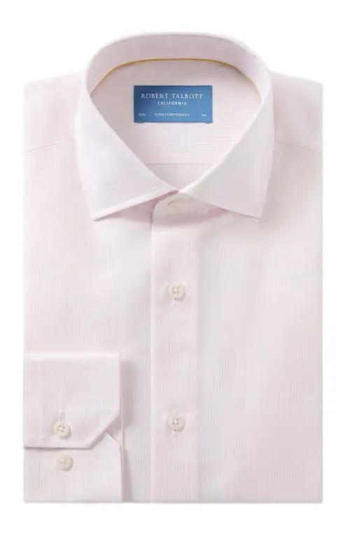 Robert Talbott Reynolds Thin Stripe Shirt - Pink