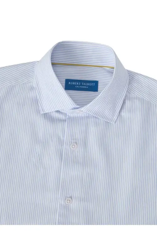 Robert Talbott Reynolds Ultra Light Weight Brushed Fine Stripe Shirt