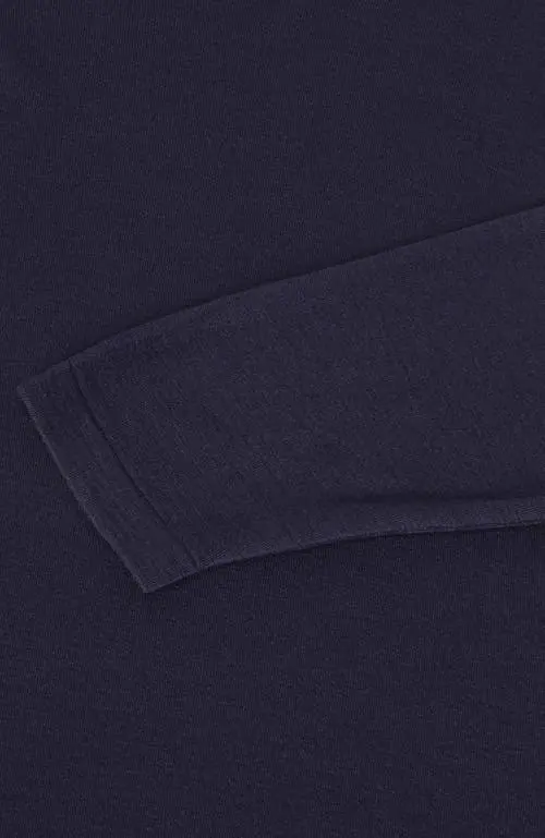 Robert Talbott Lawrence Wool Silk Fine Gauge Jersey Long Sleeve Tee