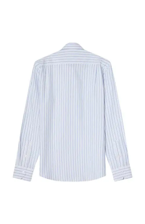 Robert Talbott Reynolds Ultra Light Weight Brushed Stripe Shirt