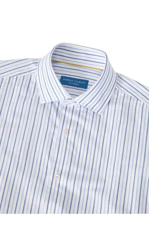 Robert Talbott Reynolds Ultra Light Weight Brushed Stripe Shirt