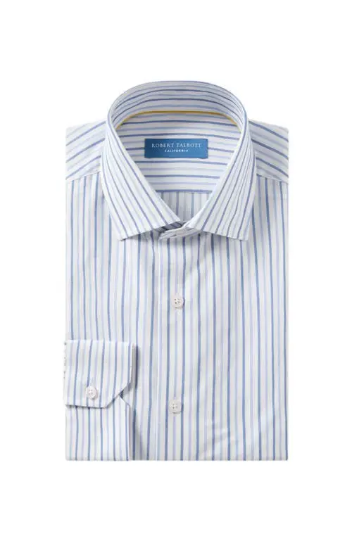 Robert Talbott Reynolds Ultra Light Weight Brushed Stripe Shirt