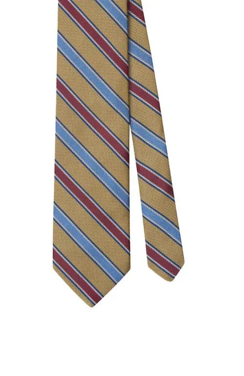 Robert Talbott Robert Textured Best Of Class Necktie - Gold Multi