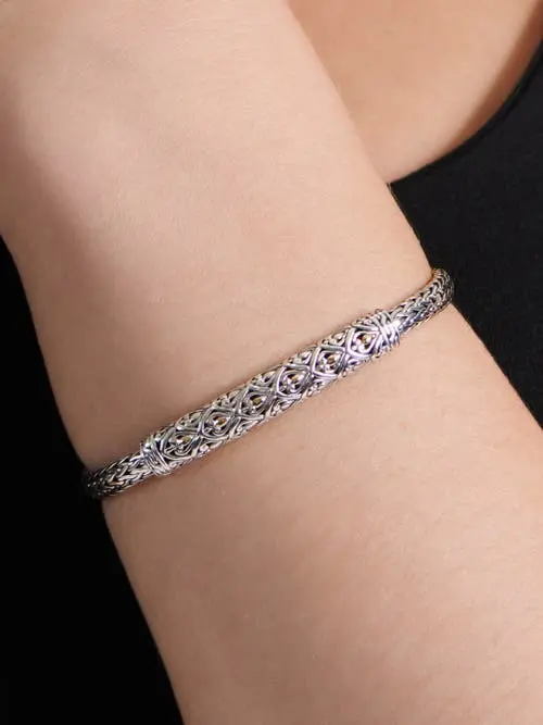 DEVATA Dragon Skin Dragon Bone Chain Bracelet