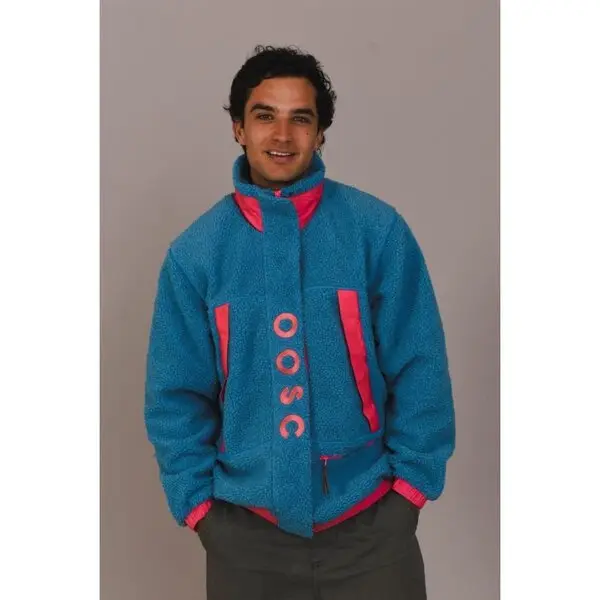 OOSC Fleece Jacket - Blue/pink