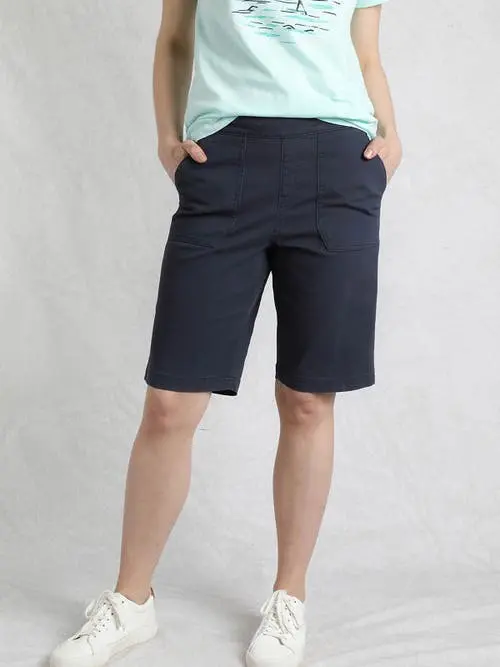 WEIRD FISH Kinnie Summer Shorts - Navy