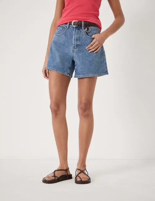 HUSH Essential Denim Stretch Shorts