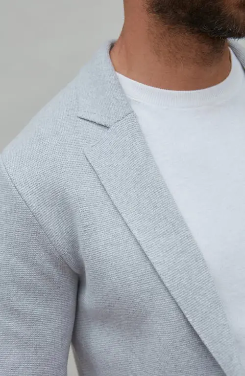 PAUL JAMES Midweight Cotton Deconstructed Blazer - Lightgrey