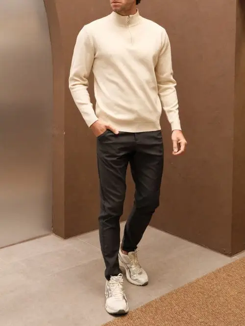 WALKER & HUNT Slim Fit Smart Pants