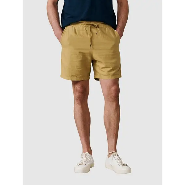 Aubin Whithorn Drawstring Short - Sand