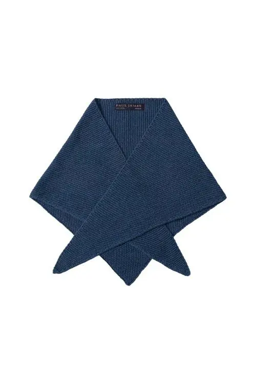 PAUL JAMES Cotton Textured Neckerchief - Bluemel