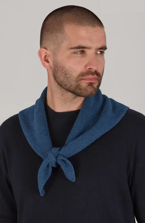 PAUL JAMES Cotton Textured Neckerchief - Bluemel