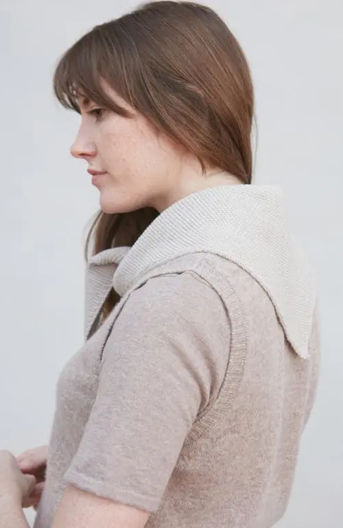 PAUL JAMES Cotton Textured Neckerchief - Oatmeal
