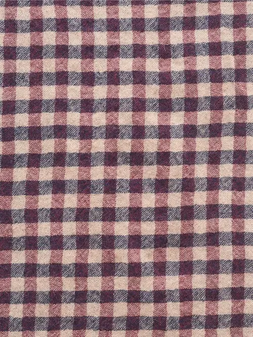 Gerard Darel Silvia Gingham Fringe Scarf