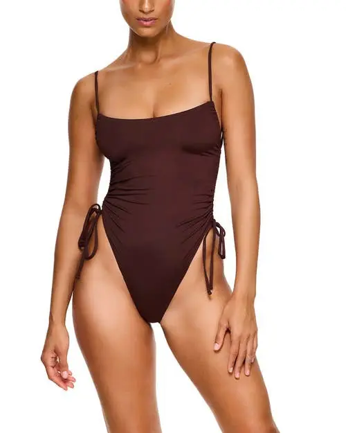 GOTTEX Vacay Mode Adjustable One Piece Swimsuit - Brown