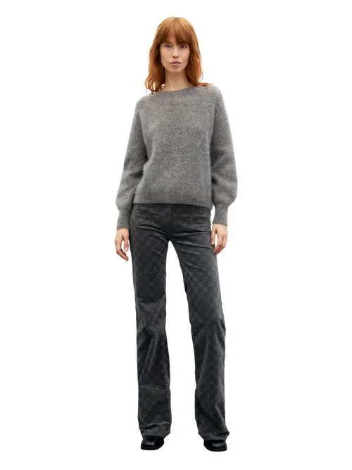 Gerard Darel Riya Mohair Blend Sweater - Bronze