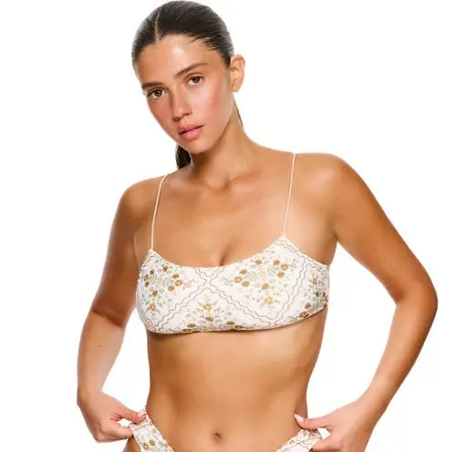 GOTTEX Love Notes Reversible Scoop Neck Bikini Top Swimsuit