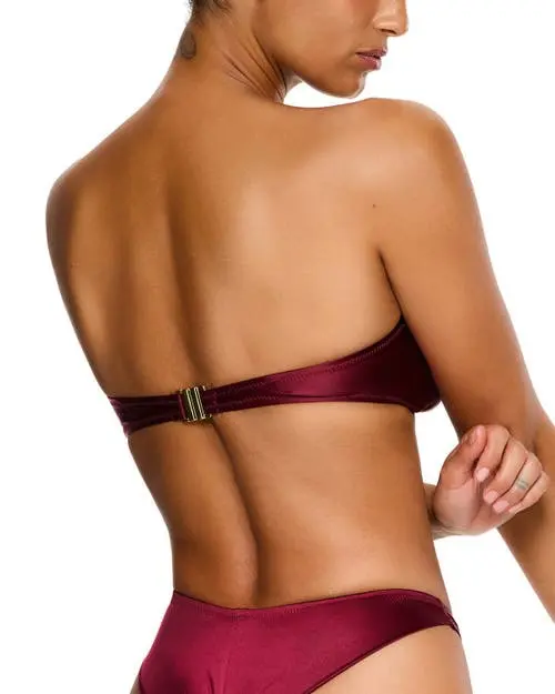 GOTTEX Satin Royale Bandeau Bikini Top Swimsuit