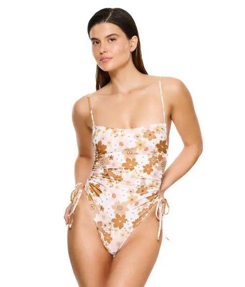 GOTTEX Nostalgic Bloom Adjustable One Piece Swimsuit
