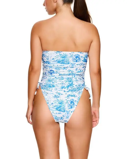 GOTTEX Summer Toile Bandeau One Piece Swimsuit