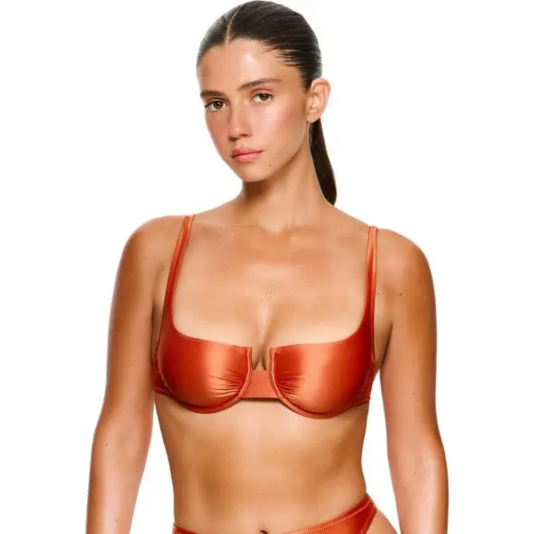 GOTTEX Satin Royale Underwire Bikini Top Swimsuit