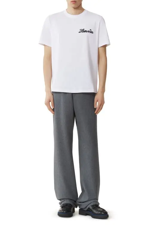 LANVIN Ribbon Cotton T-shirt