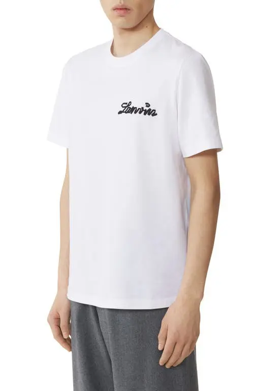 LANVIN Ribbon Cotton T-shirt