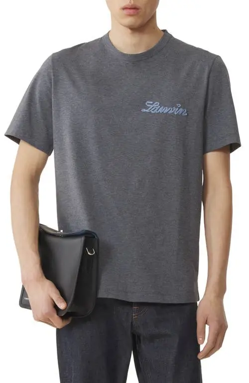 LANVIN Ribbon Cotton T-shirt