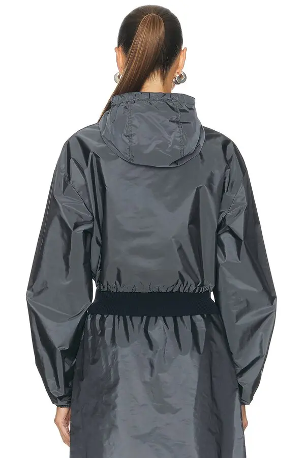 Miu Miu Piuma Carta Jacket In Grey