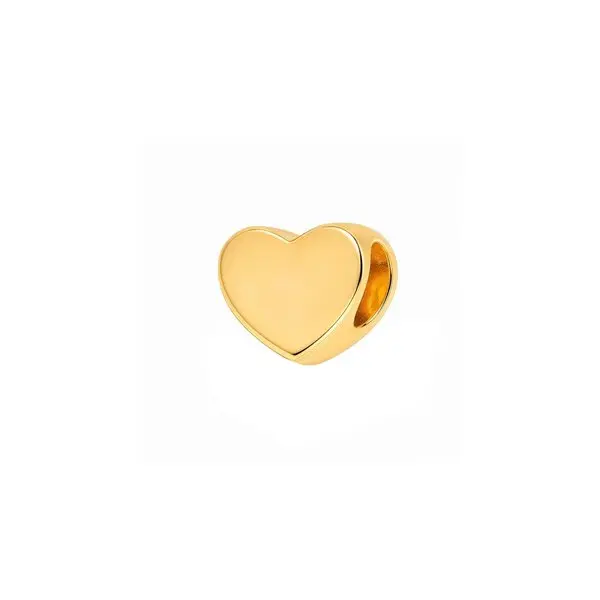 BELINDA JEWELZ Heart Slider Charm - Gold