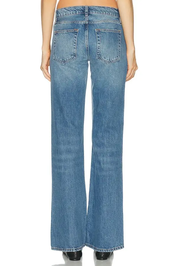 FRAME The Off Duty Rodeo Jeans In Blue - Flutter