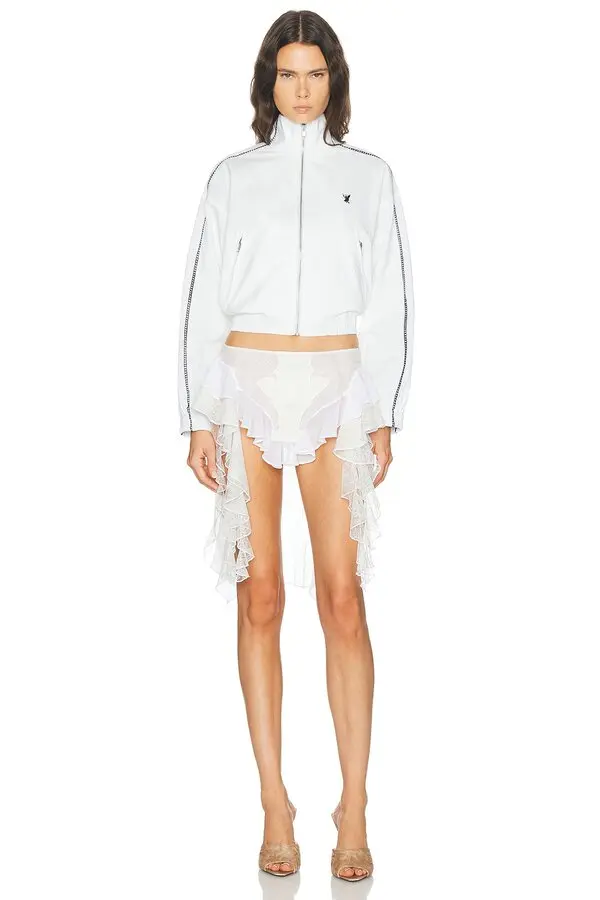 HAELO Archangel Track Jacket In White