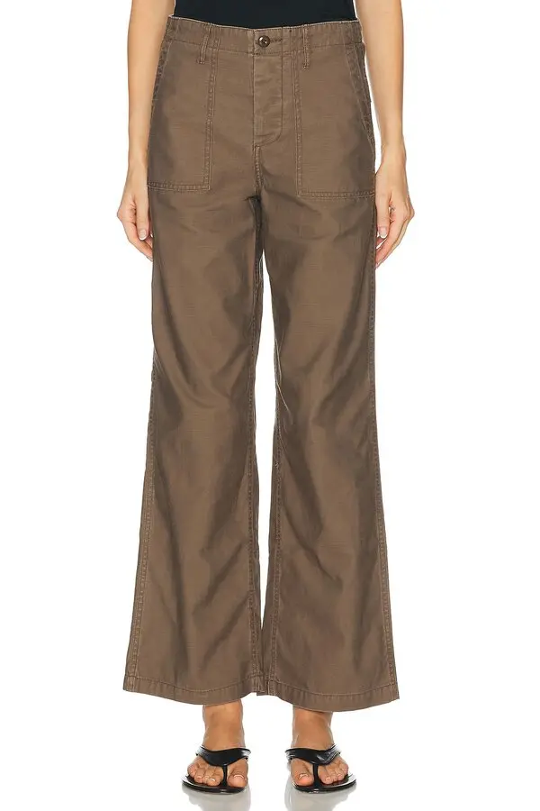 Eterne Banjo Slub Cotton Sateen Pant