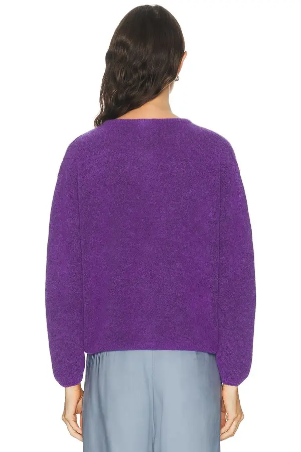 American Vintage Vitow Cardigan In Purple - Cosmos