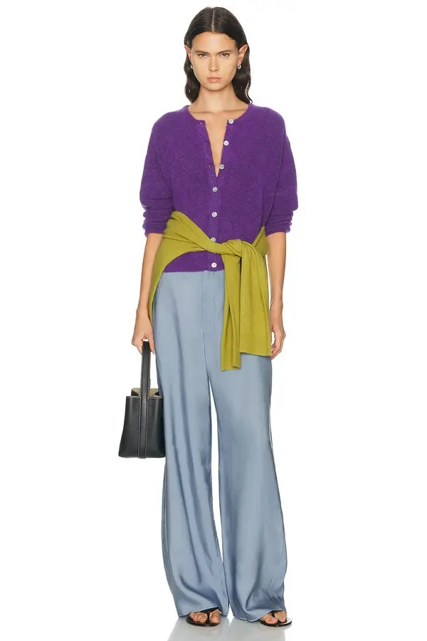 American Vintage Vitow Cardigan In Purple - Cosmos