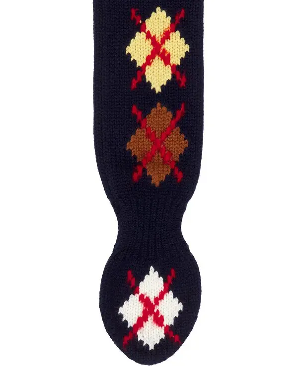Guest In Residence Argyle Bowtie Scarf
