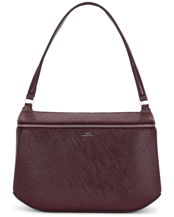 TOTEME Clip Palmellato Patent Shoulder Bag