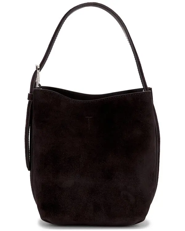 TOTEME Petite Belted Suede Tote Bag