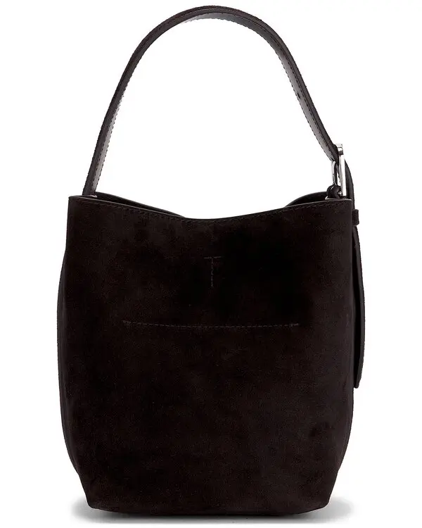 TOTEME Petite Belted Suede Tote Bag
