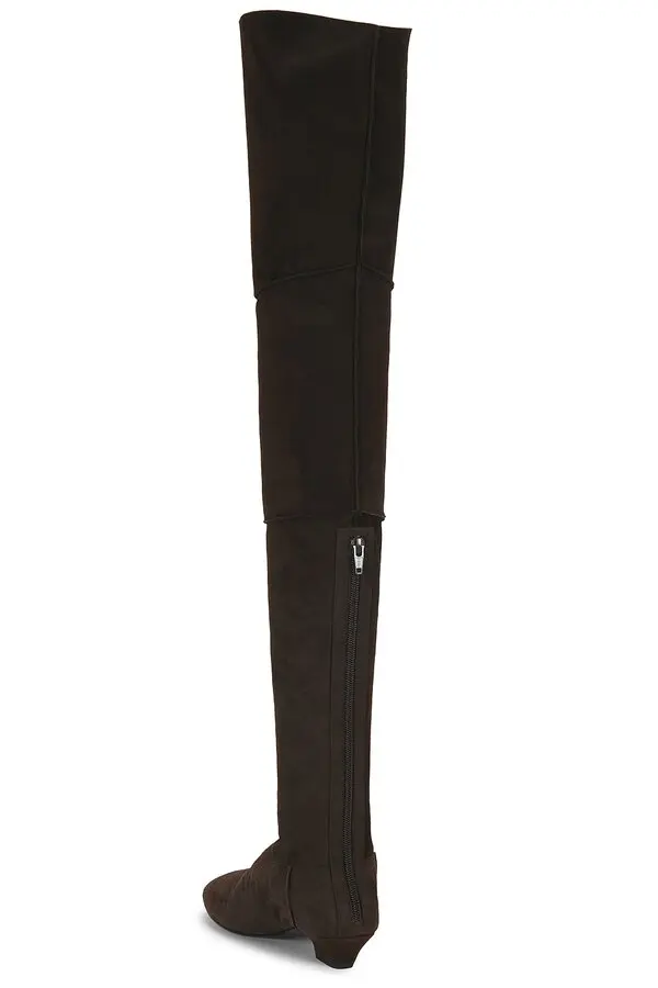 Magda Butrym Over Knee Shearling Boot