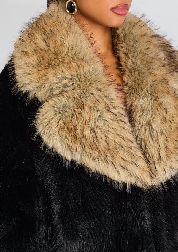 Retrofete Beso Faux Fur Jacket