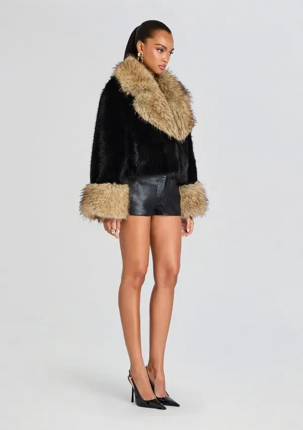 Retrofete Beso Faux Fur Jacket