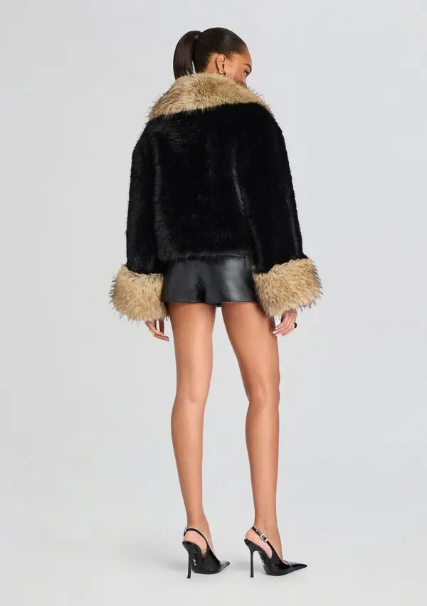 Retrofete Beso Faux Fur Jacket