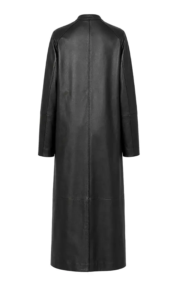 ZUT The Canton Leather Coat - Black