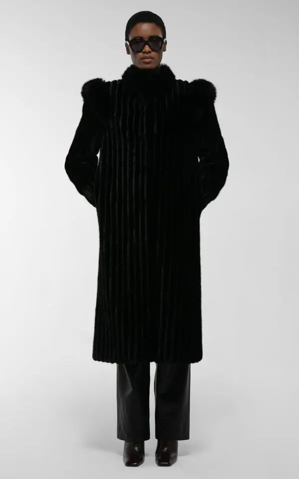 DUCIE Gemma Faux Fur Coat