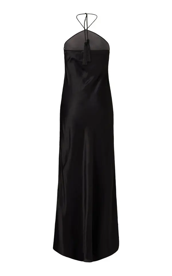 ROAME Tallulah Silk-blend Maxi Dress