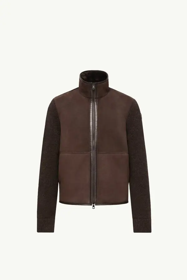 Moncler Wool Zip-up Cardigan